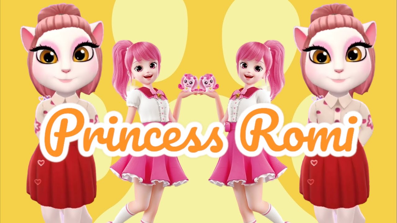 Princess Romi Makeover | My Talking Angela2. #mytalkingangela2 #cosplay ...