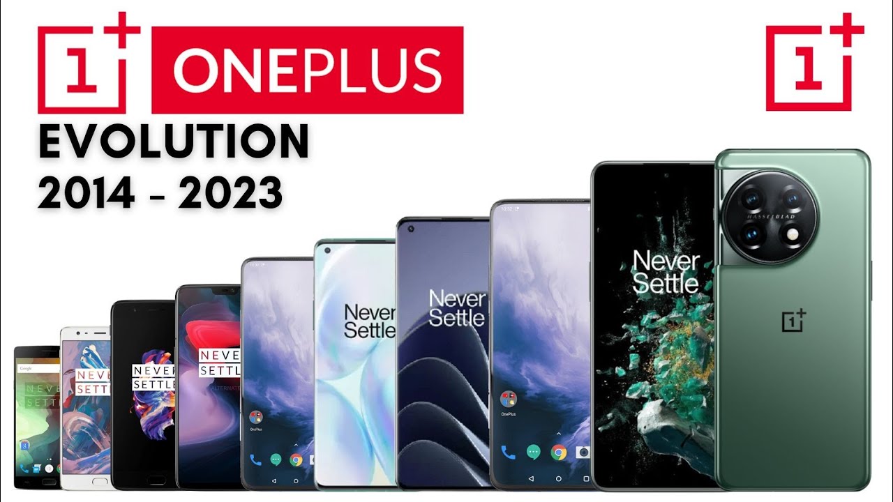 Evolution of OnePlus | 2023 | All OnePlus phones | Specifications - YouTube