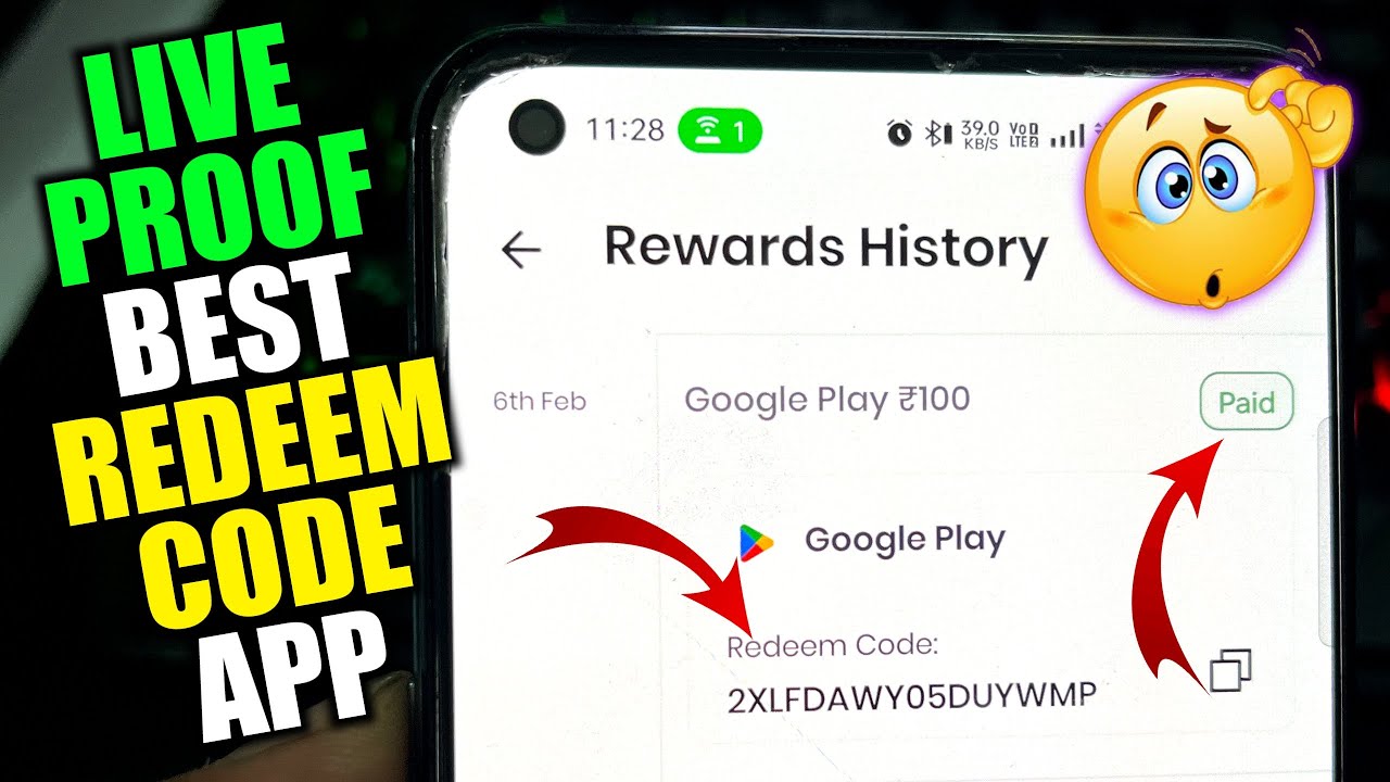 ₹100 Free Redeem Code App 2024 | Free Google Play Redeem Code | Play ...