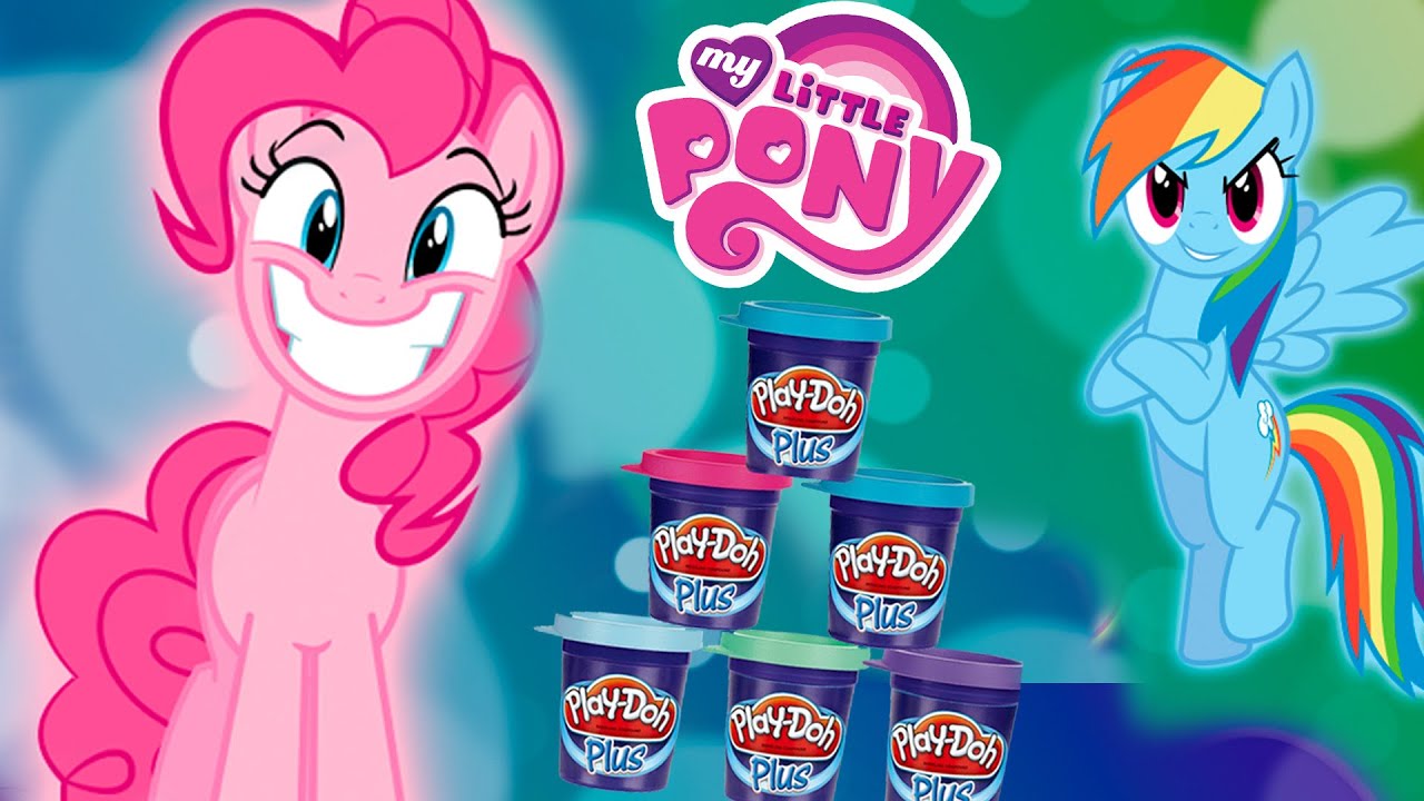 Play Doh My Little Pony: Make 'N Style Ponies Twilight Sparkle, Pinkie ...