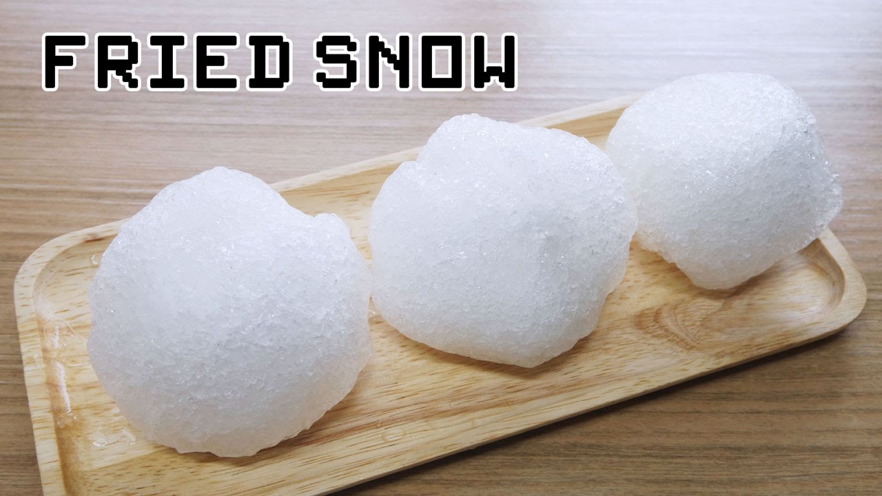 [몽브셰] '언더테일' 눈 튀김 (UNDERTALE-fried snow) - YouTube