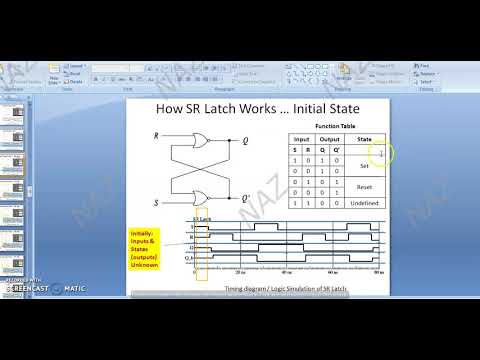 SEQUENTIAL CIRCUITS 7 SR LATCH TIMING DIG - YouTube