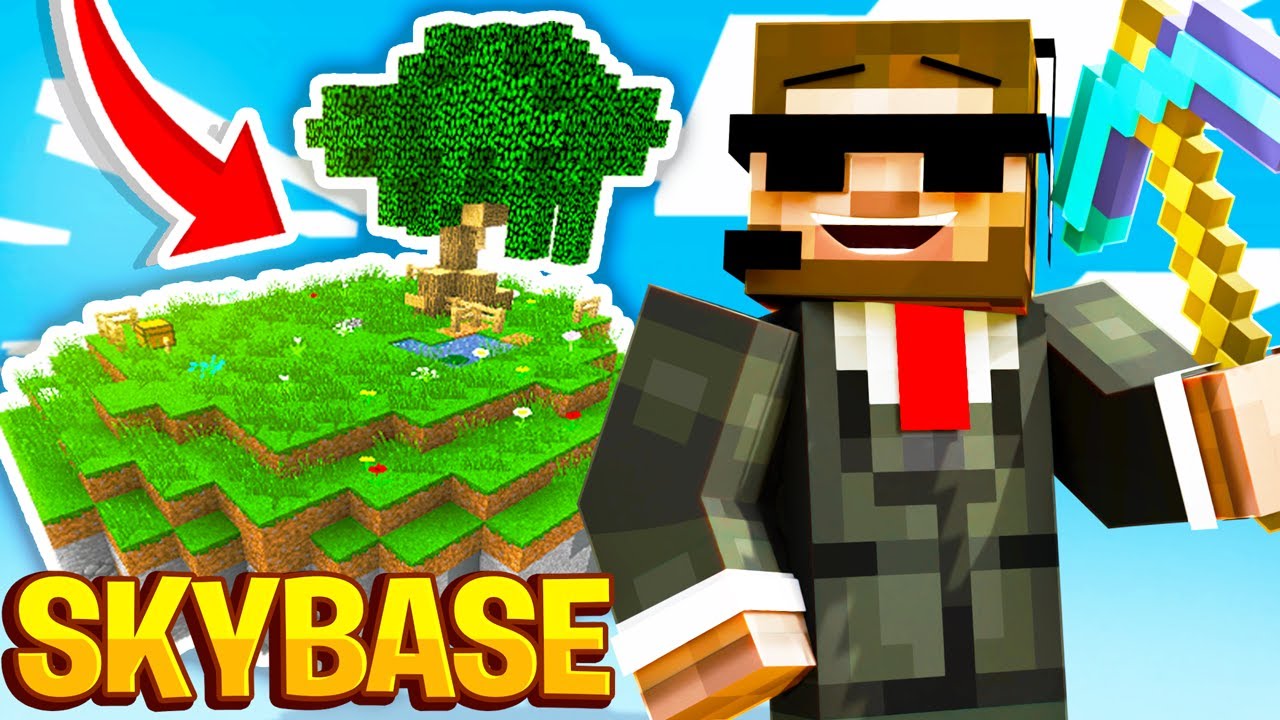 I BUILT A SKYBASE IN MINECRAFT! (Fortcraft: Episode #3) - YouTube