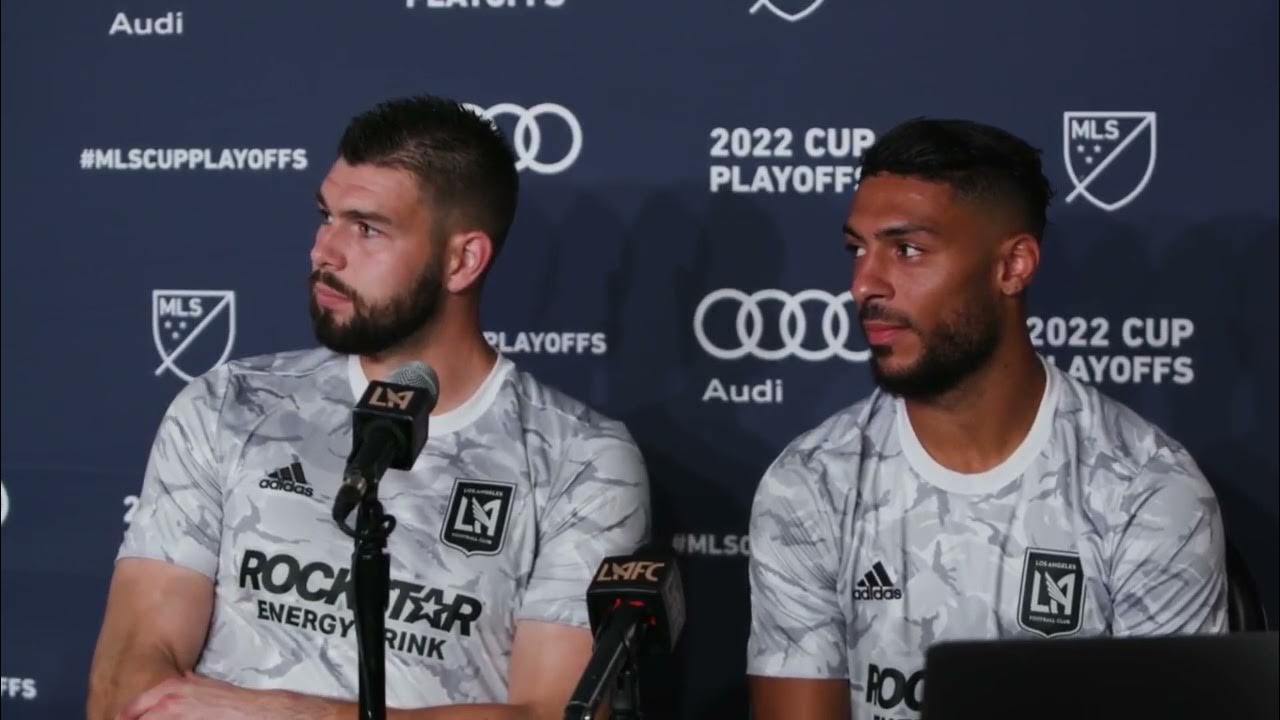 Maxime Crépeau & Dénis Bouanga postgame; LAFC beat the LA GALAXY in the West Conference Semis ...