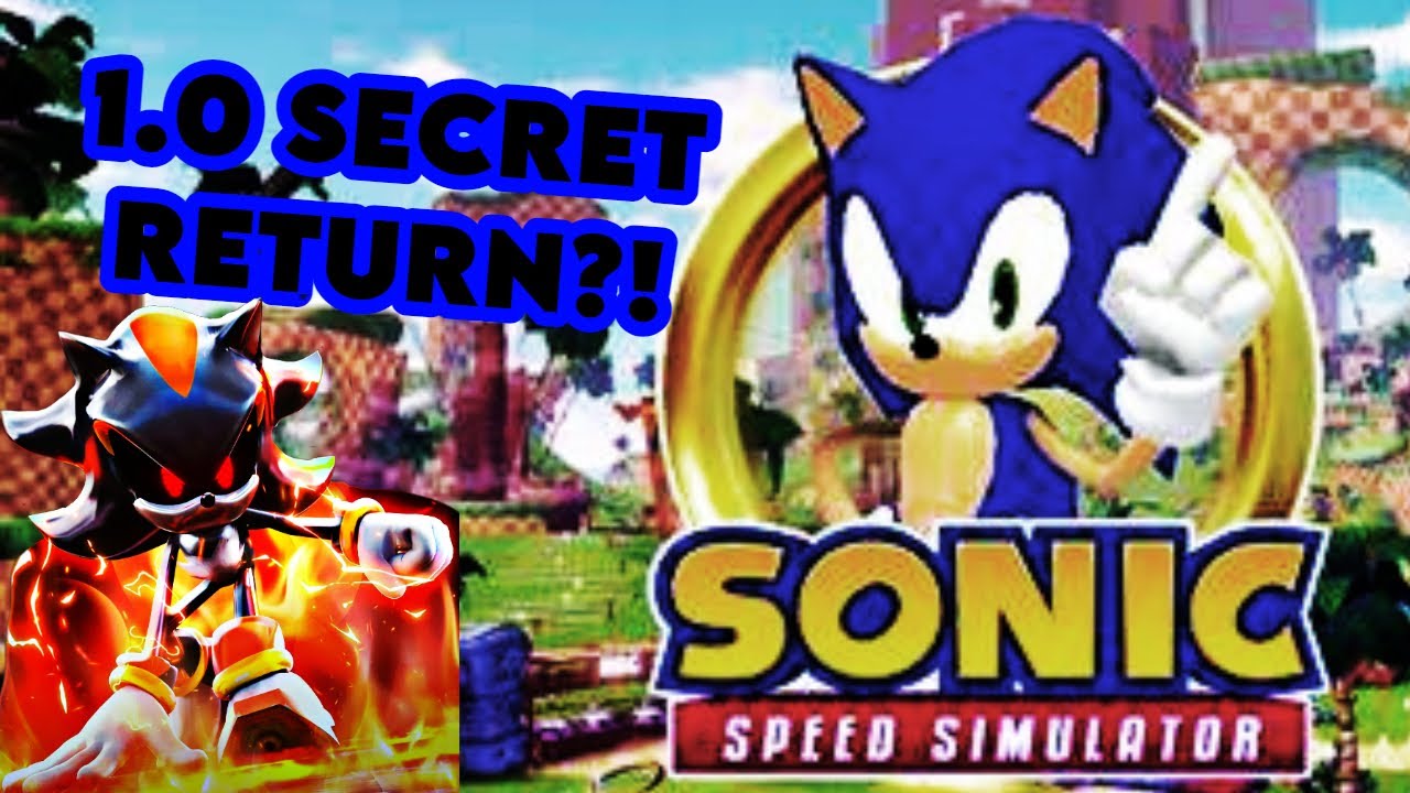 *SSS 1.0* SECRET HIDDEN GAME | FULL SHOWCASE | SONIC SPEED SIMULATOR 1. ...