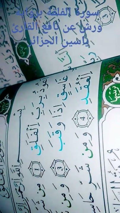 سورة الفلق برواية ورش عن نافع القارئ ياسين الجزائر 🌺🌺🌺🌺🌺 Youtube