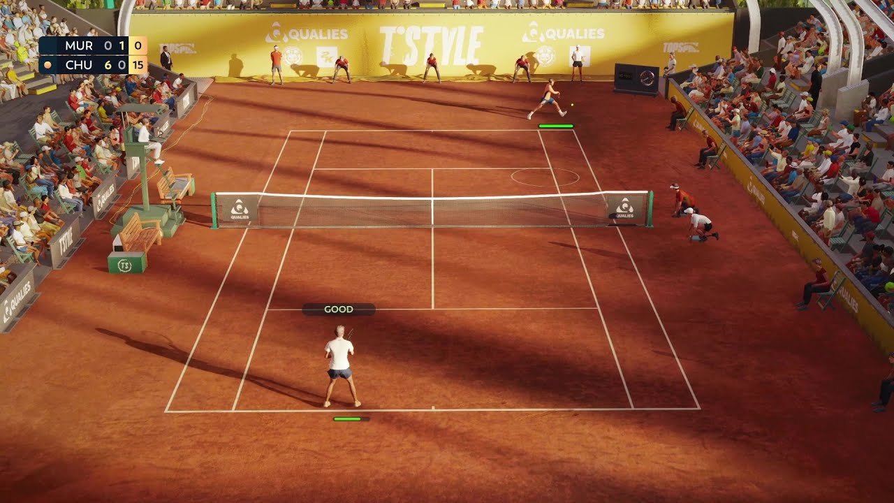 MY PLAYER VS MURRAY! EXPERT DIFFICULTY - TOP SPIN 2K25 - buggy game - # ...