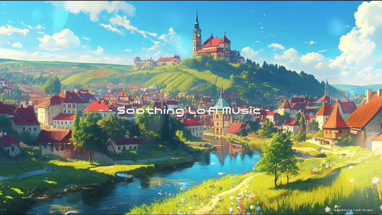 【作業用BGM】Houses on the hill🌲🏠🌼 - Chill Lofi Beautiful Relaxing Music Hip hop - YouTube