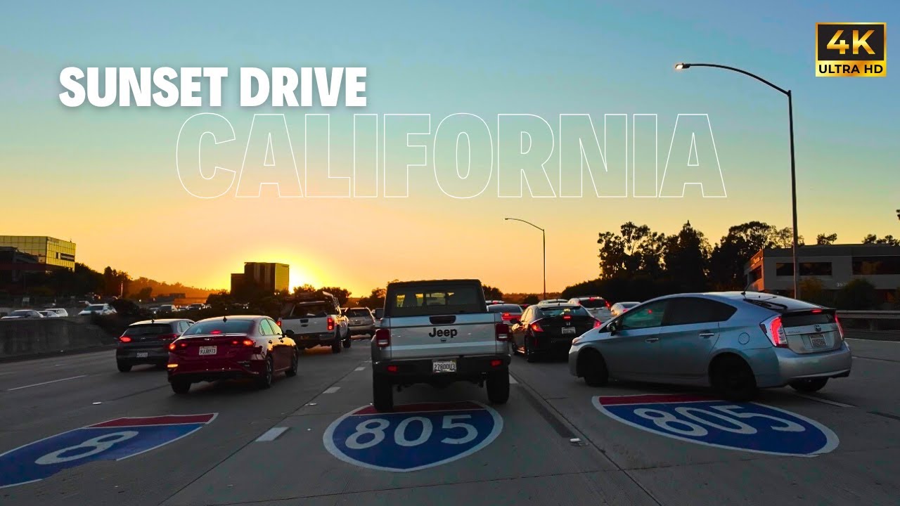Sunset Drive from El Cajon to San Diego | Scenic Southern California ...