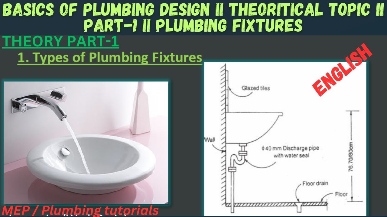 PART-1 II Basics Of Plumbing Design II Theoretical Topic II Types of ...