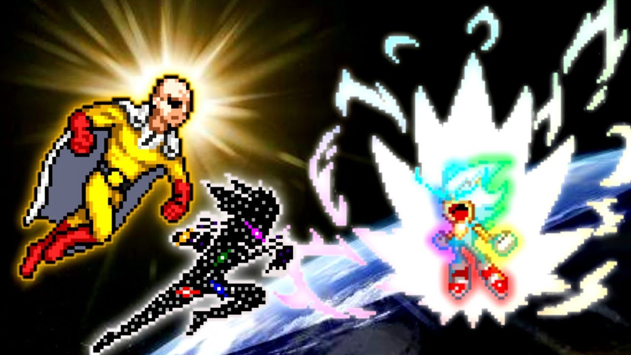 Accurate Saitama SM OP & Cosmic Garou V2 OP VS Sonic Chaos V4 JVL OP ...