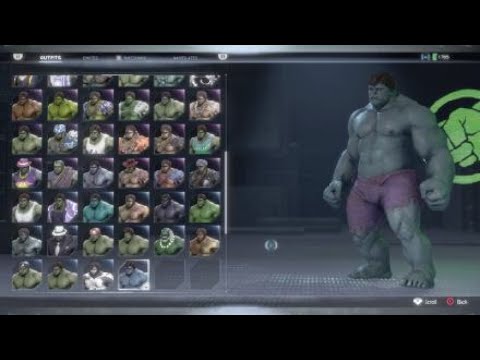 HULK ALL SUITS | Marvel's Avengers - YouTube
