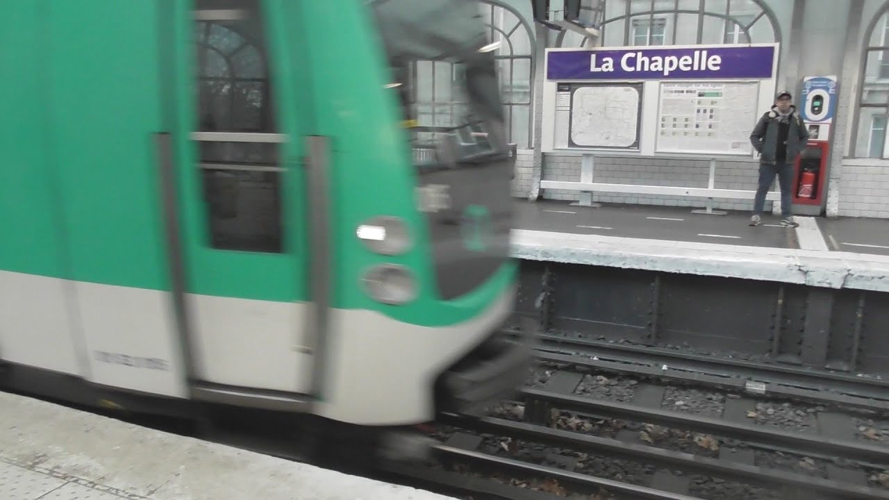 Métro de Paris, ligne 2: La Chapelle à Anvers (Sacré-Cœur) [déc 2024 ...