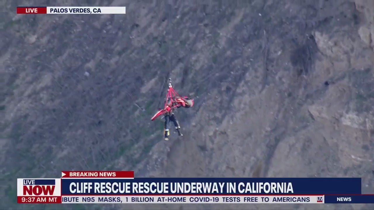 Dramatic cliff rescue in California | LiveNOW from FOX - YouTube