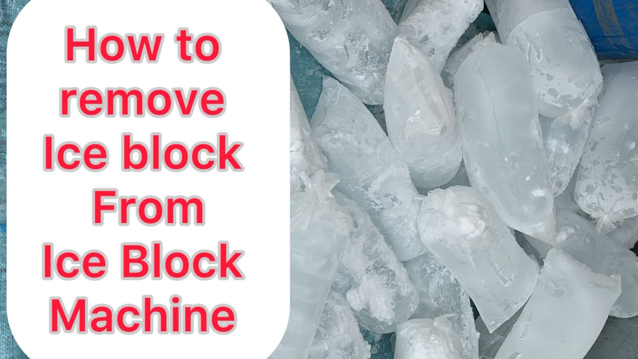 SIDE HUSTLE: How To Remove Ice block From Ice Block Machine - YouTube