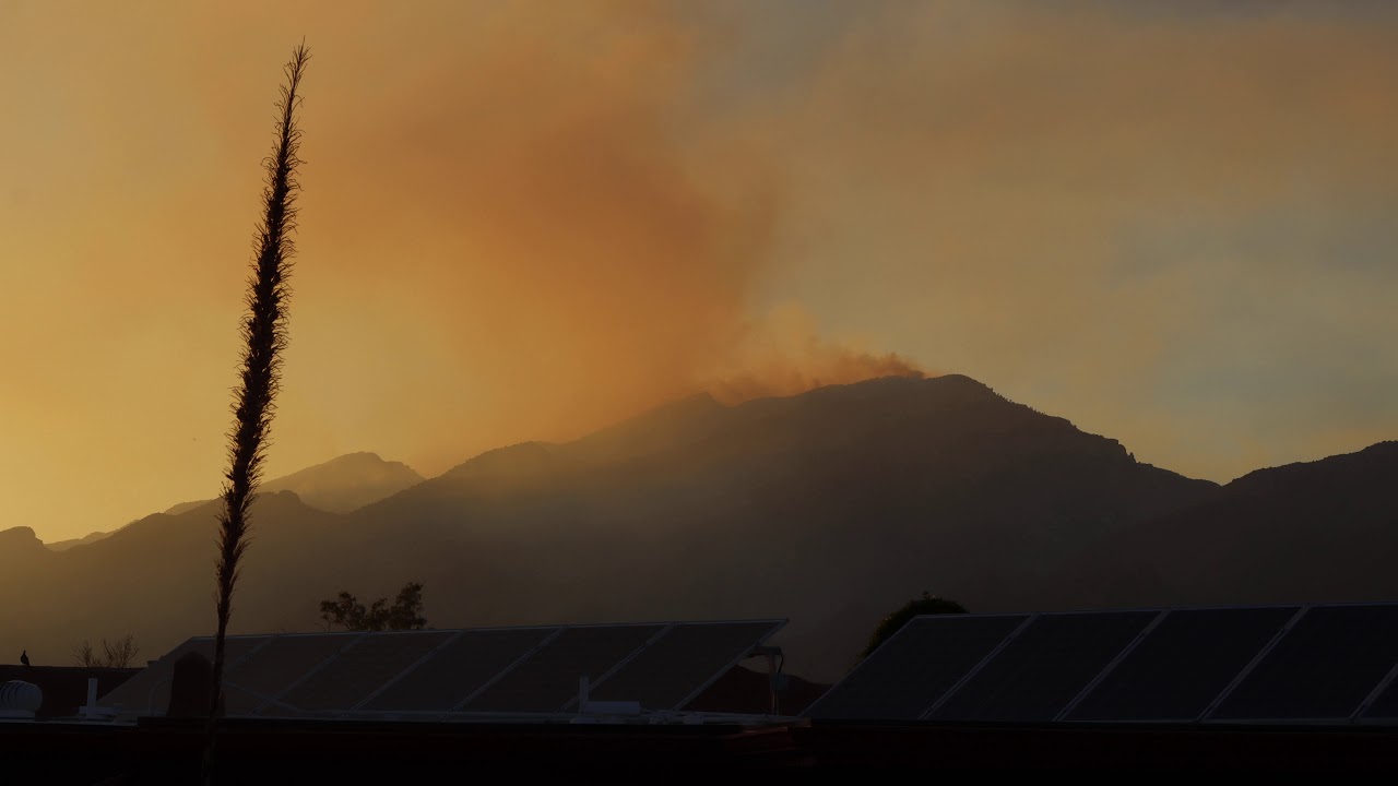 Bighorn Fire Timelapse - Tucson, AZ 6/10/2020 - YouTube