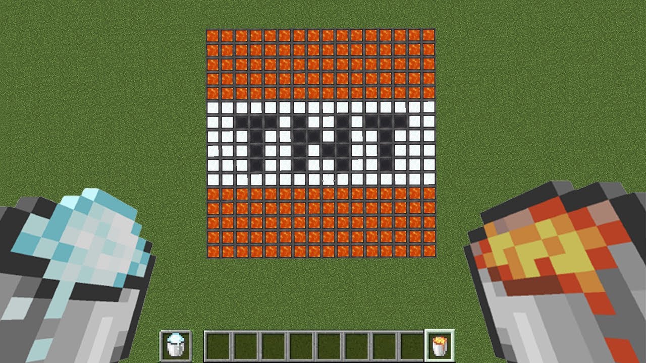 i can draw tnt in minecraft - YouTube