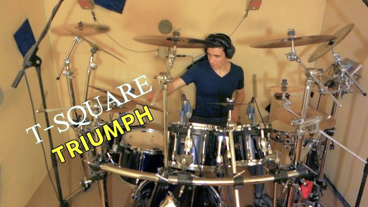 T-square - Triumph (drum cover) - YouTube