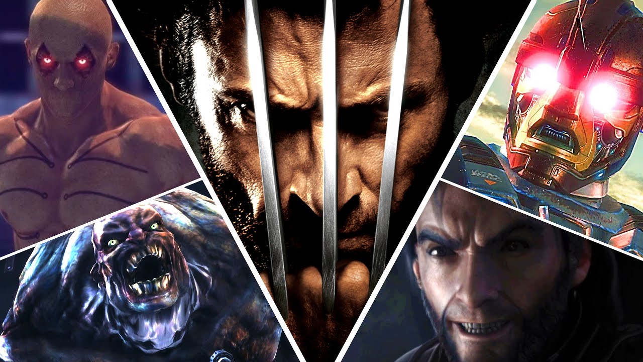 X-Men Origins: Wolverine Uncaged All Bosses (XBOX 360, PS3) - YouTube