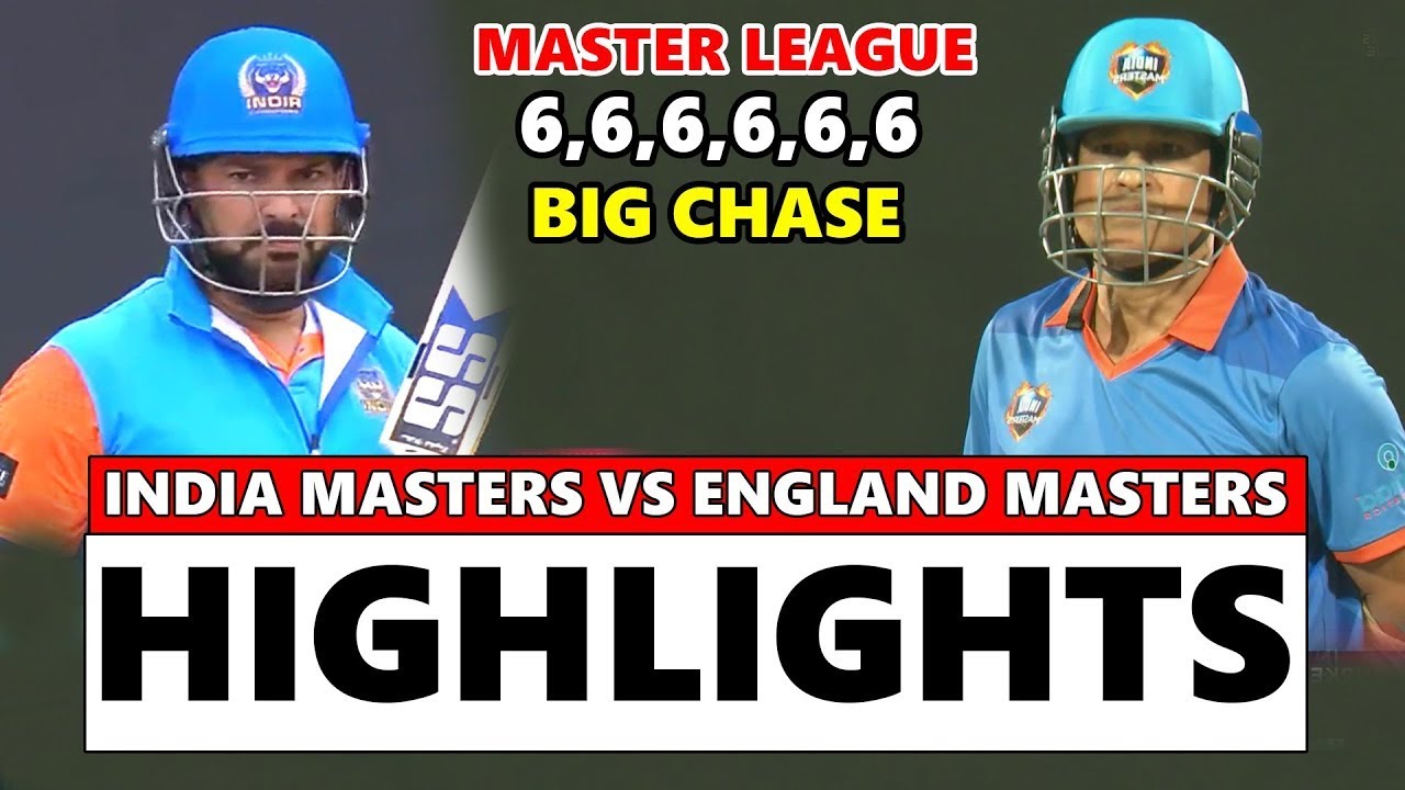 India Masters vs England Masters 3rd Match 2025 | International Masters ...