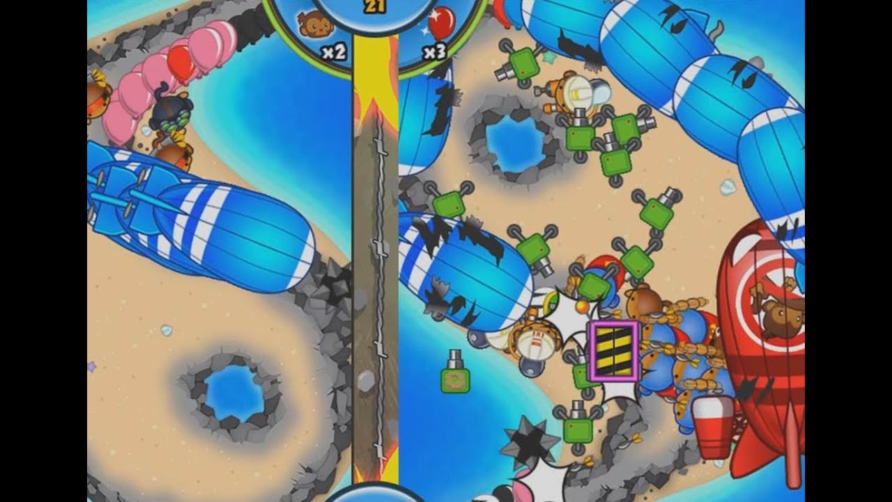 BTD Battles - MOAB PIT! New Mode - 10,000 Medallions!! - YouTube