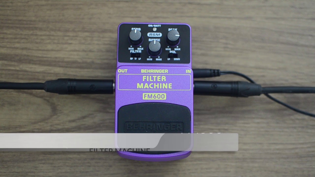 Behringer Effect Stompbox FM600 - YouTube