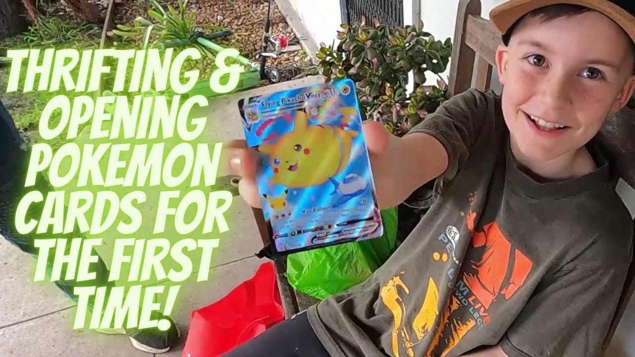 Thrifting For Items To Sell On Ebay & Opening Pokemon Cards For The ...