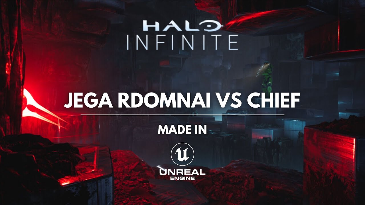 Jega Rdomnai vs. Master Chief - Made In Unreal Engine 4 - YouTube