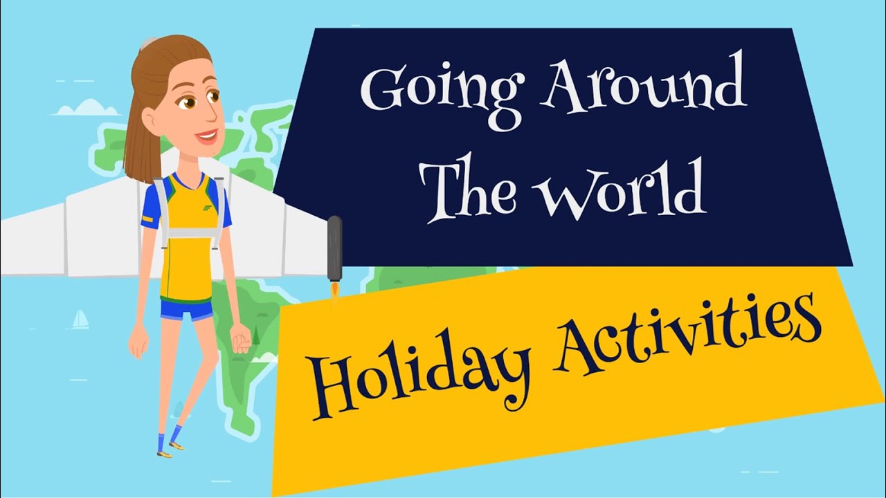 Going to/gonna future Holiday activities ESL - YouTube