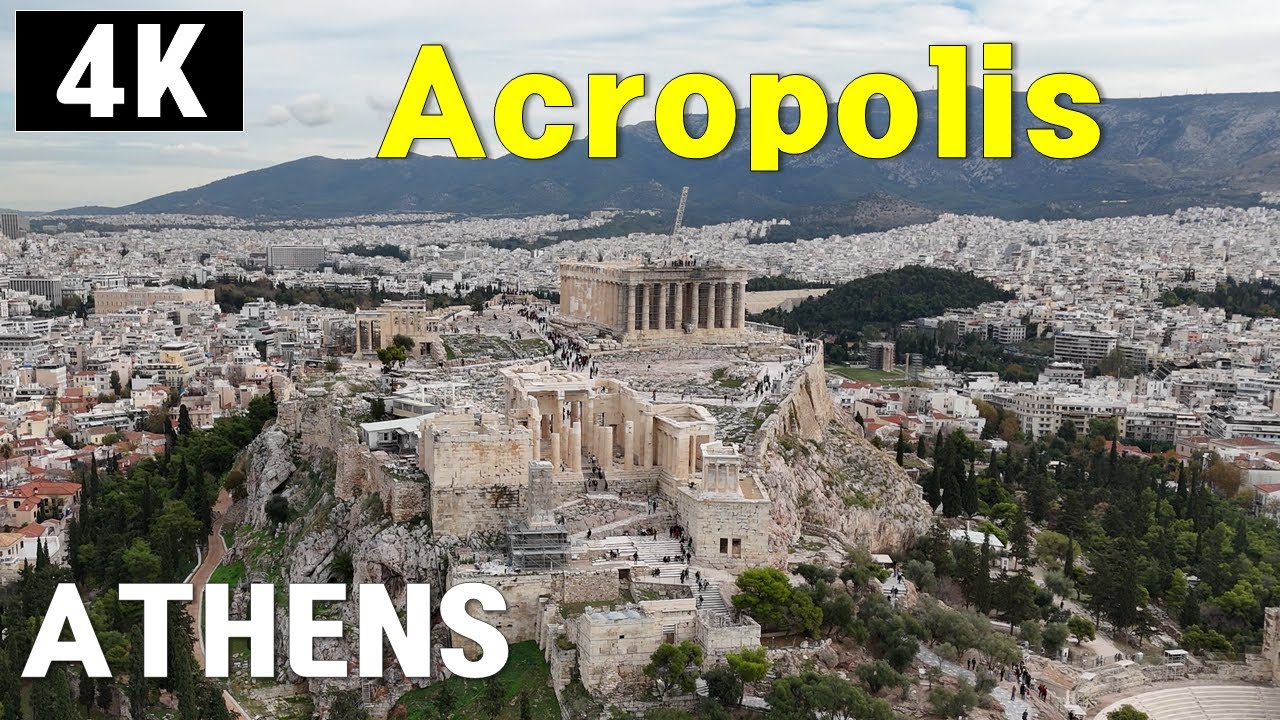 Athens-The Acropolis-Piraeus port-4k - YouTube