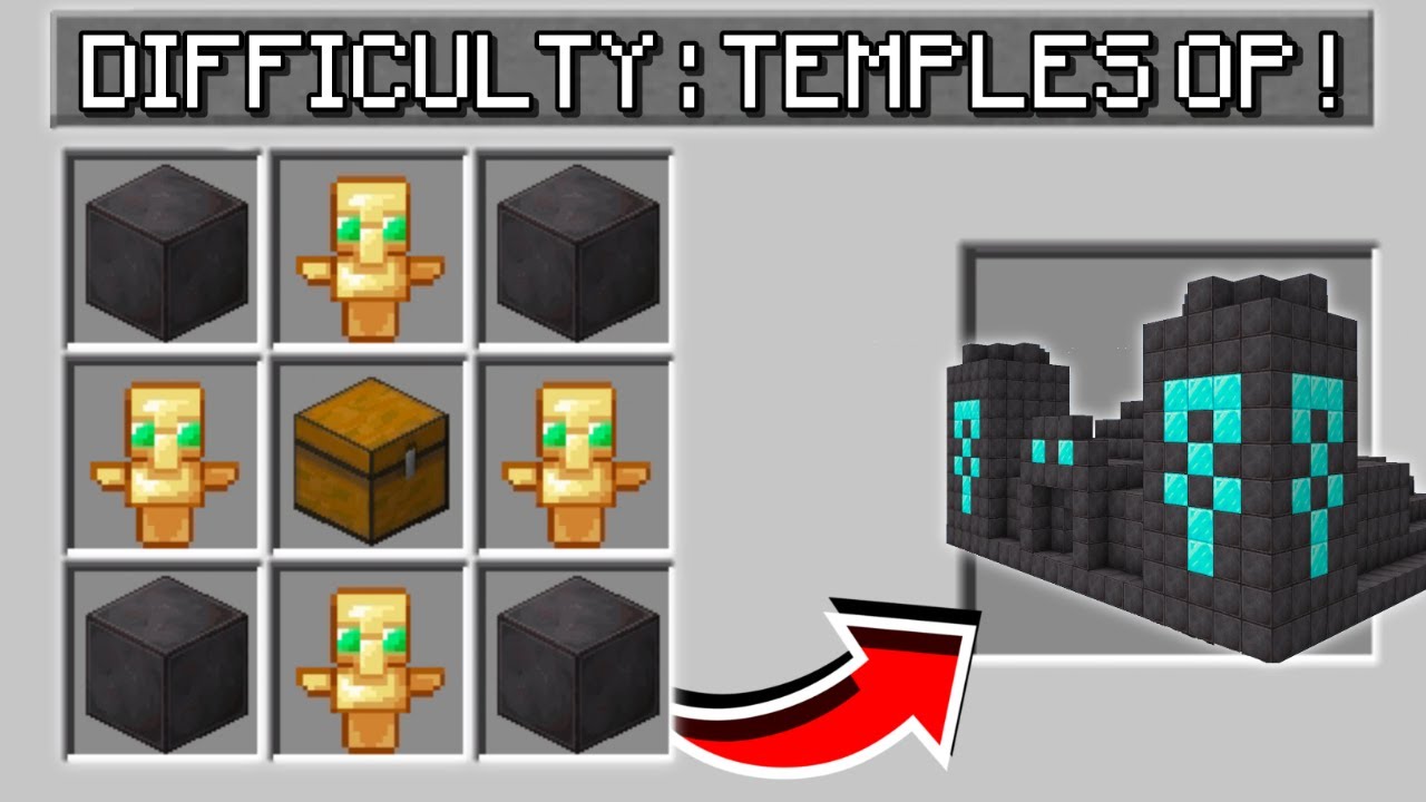 MINECRAFT, BUT THERE ARE CUSTOM TEMPLES - YouTube