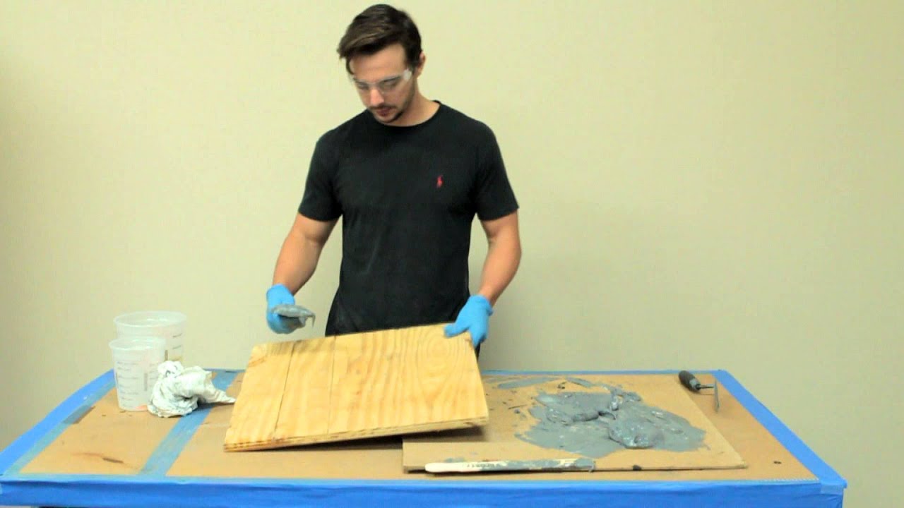 Installation of Fast-Patch Epoxy Patching Kit - YouTube