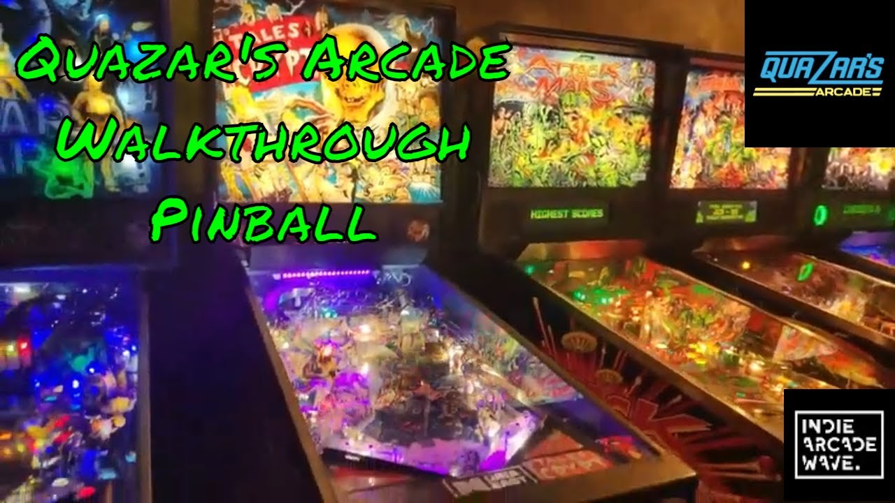 Quazars Arcade Walkthrough Pinball Side With Indie Arcade Wave - YouTube