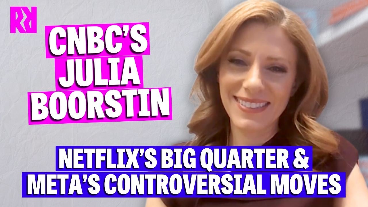 How Netflix hit record growth & Meta's big shift (CNBC's Julia Boorstin ...