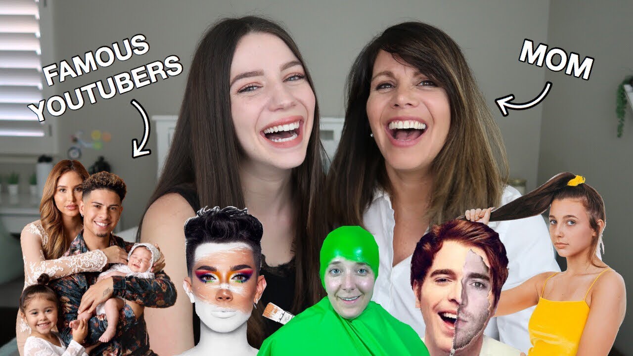 MY MOM REACTS TO POPULAR YOUTUBERS - YouTube