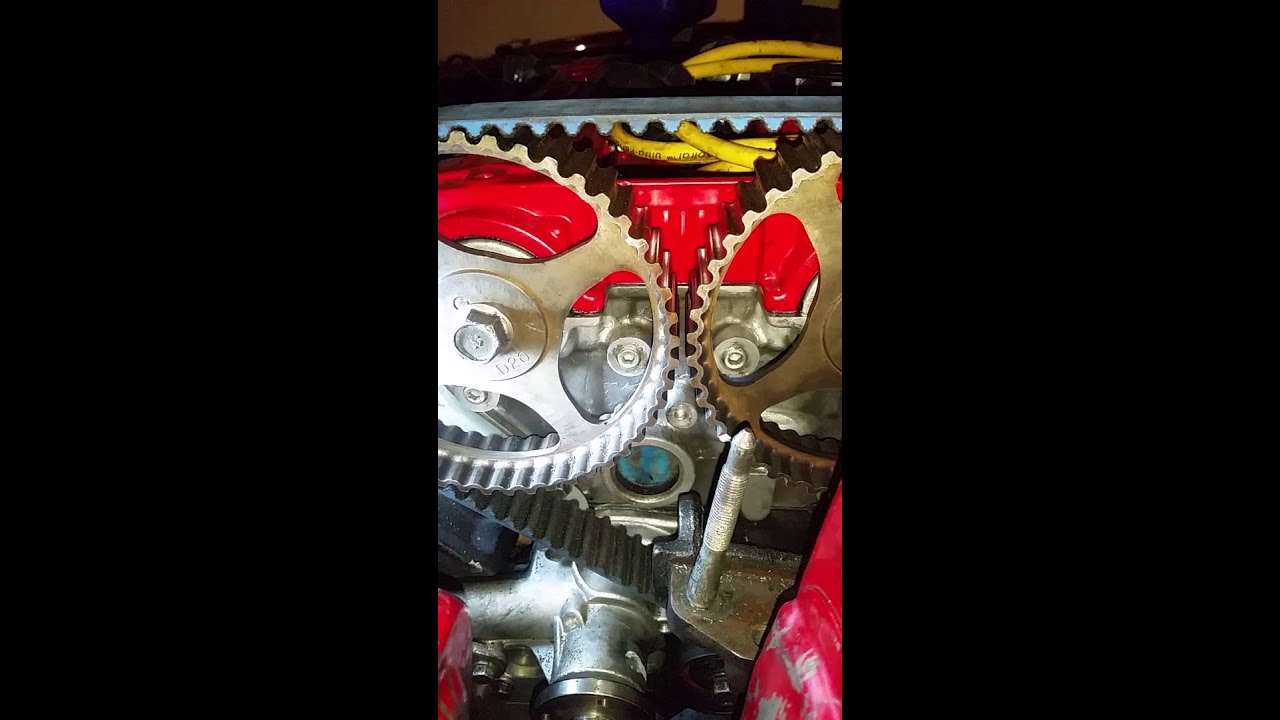 4g63 timing belt - YouTube