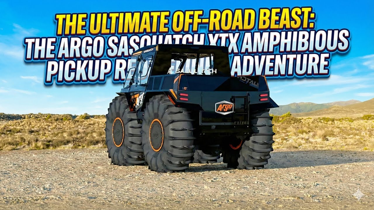 The Ultimate Off-Road Beast: The Argo Sasquatch XTX Amphibious Pickup ...