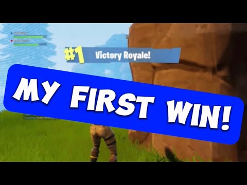 My First Fortnite Win🥲 - YouTube