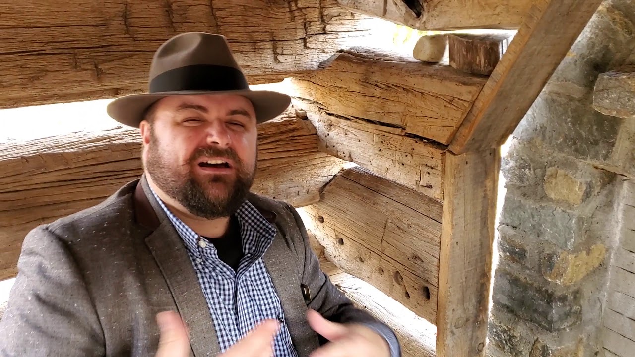 Curator's Chat: How to Build a Log Cabin - YouTube