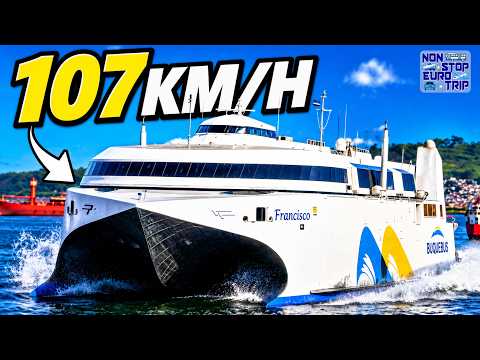 Uruguay to Argentina on The World's FASTEST FERRY!