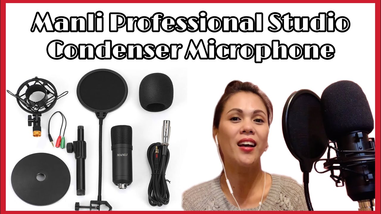 Manli Professional Studio Condenser Microphone for Livestreaming ...