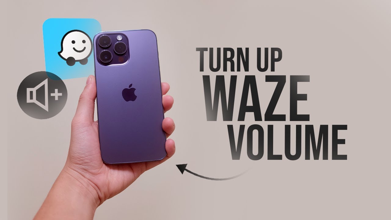 How to Turn Up Volume on Waze on iPhone (tutorial) - YouTube