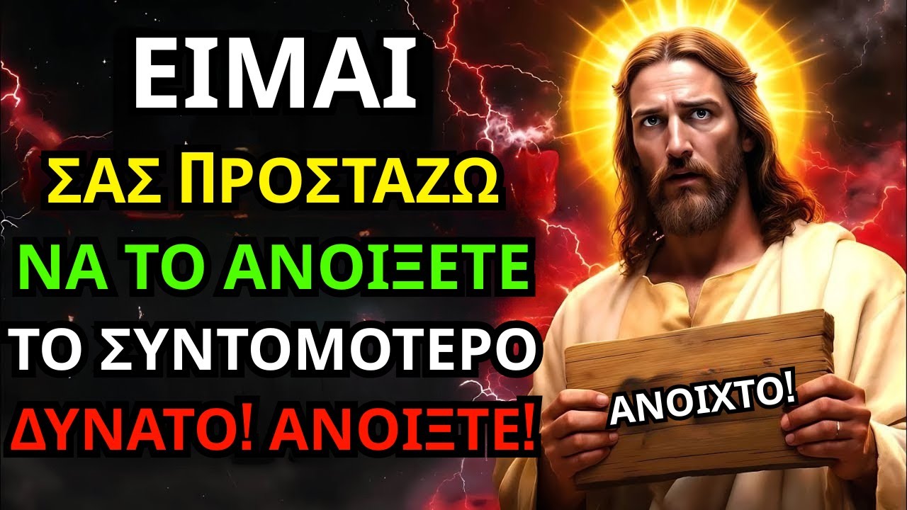 Ο ΘΕΟΣ ΛΕΕΙ, ΣΟΥ ΠΡΟΣΤΑΖΩ ΝΑ ΑΝΟΙΞΕΙΣ ΑΥΤΟ ΤΟ ΣΥΝΤΟΜΟΤΕΡΟ ΔΥΝΑΤΟ | Το ...