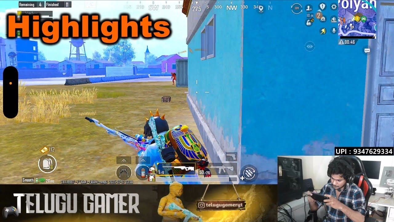 Short Etla Padindi Highlights | #bgmi #telugugamer - YouTube