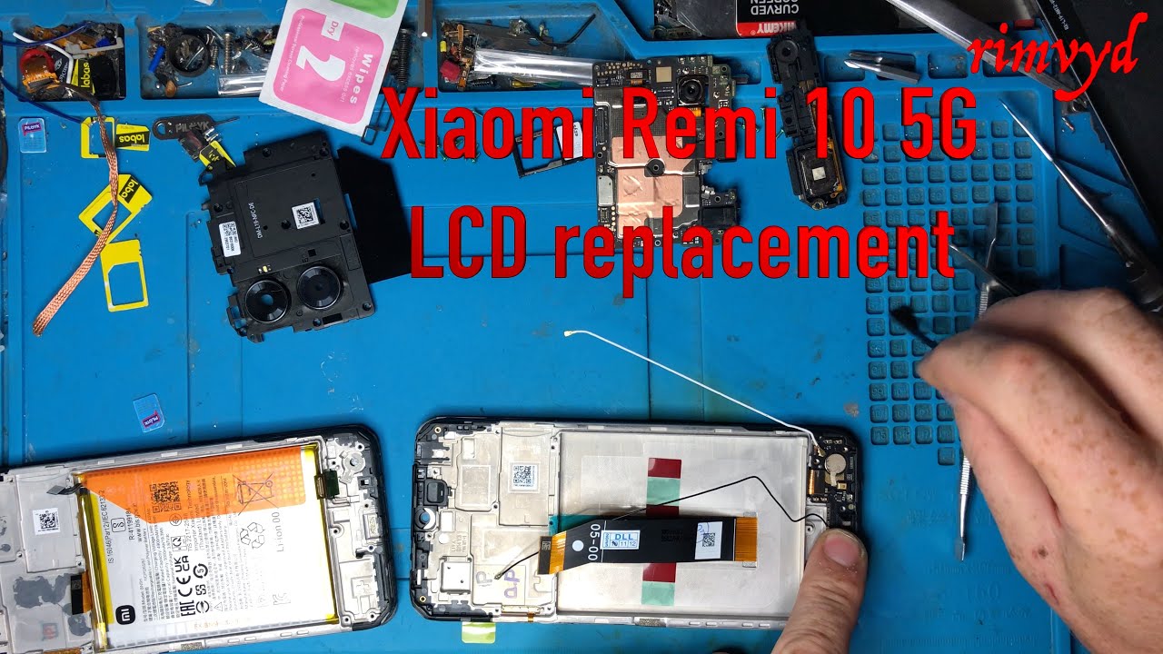Xiaomi Redmi 10 5G,how to disassembly,display replacement - YouTube