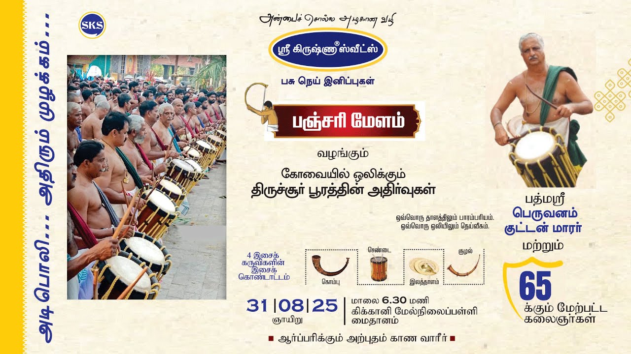 Panchari Melam I Padma Shri Peruvanam Kuttan Marar - YouTube