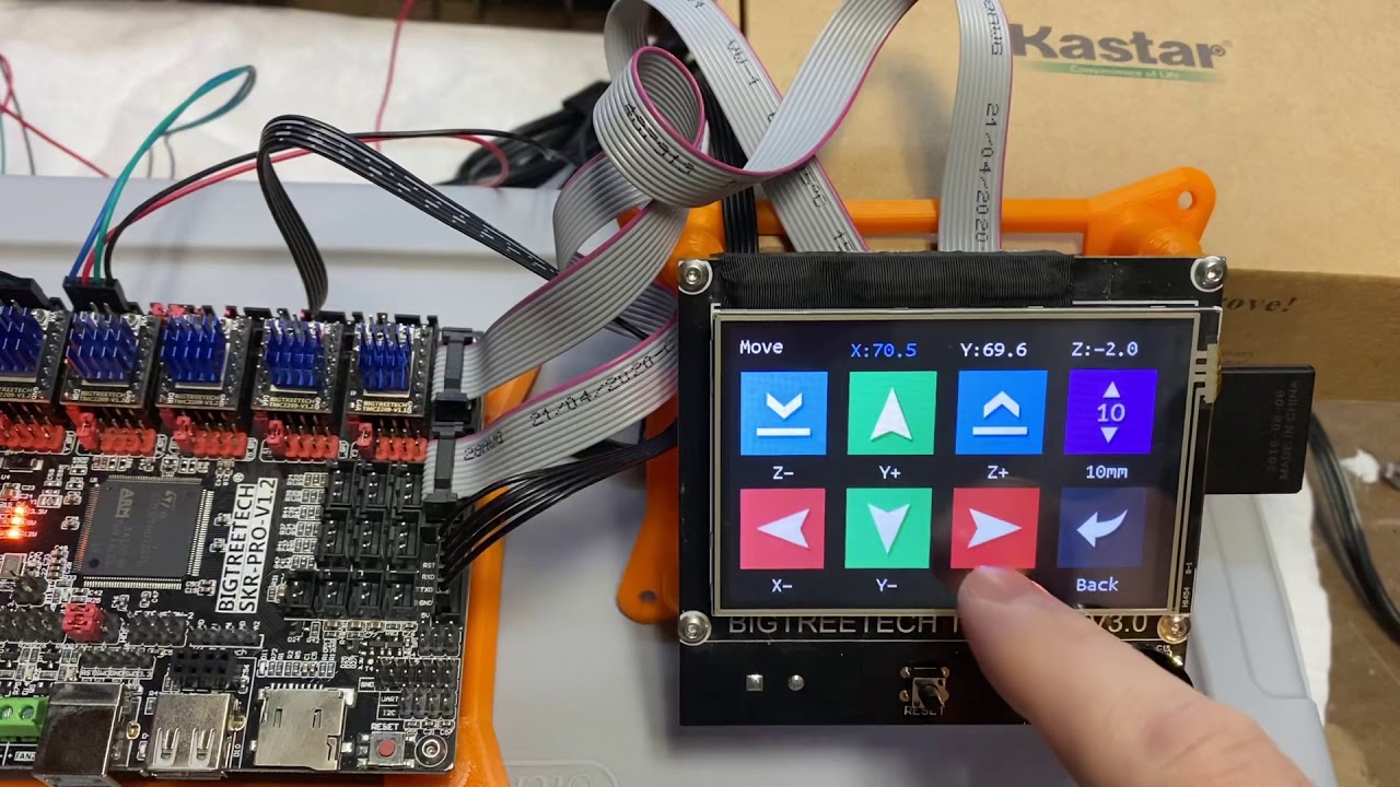 Touch Screen and Job Test for MPCNC Lowrider 2 - YouTube