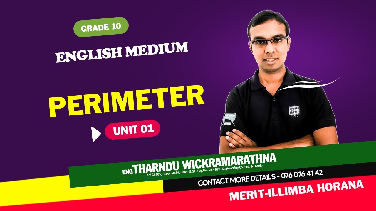 Lesson 1 - Perimeter - Grade 10 Maths - YouTube