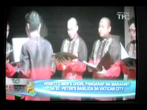 VENETO MENS CHOIR - BALITANG EUROPE by Ms. ZITA BARON - ABS-CBN MILAN ...