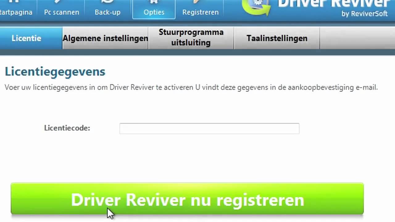 Activeer Driver Reviver - YouTube
